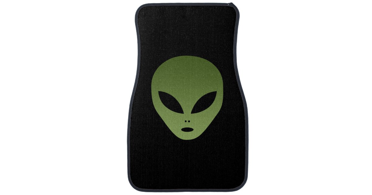 Extraterrestrial Alien Face Car Mat | Zazzle