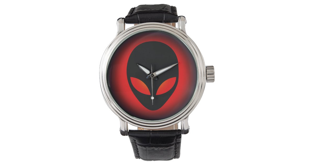 Extraterrestrial Alien Head Watch | Zazzle