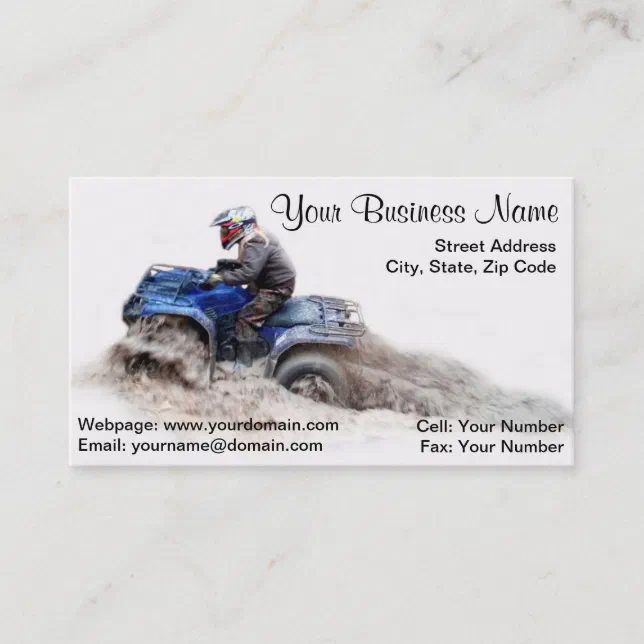 Extreme ATV Business Card | Zazzle