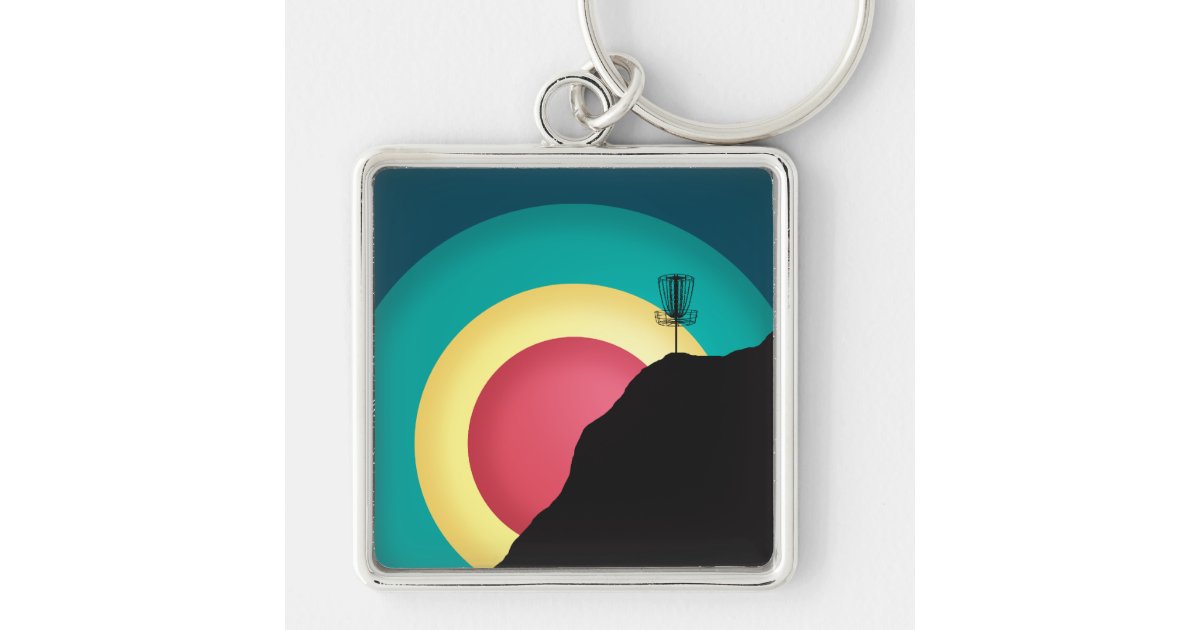 Extreme Disc Golf Keychain | Zazzle