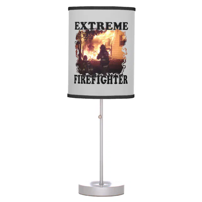 Extreme Firefighter Table Lamp | Zazzle