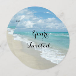 Extreme Relaxation Beach View Invitation | Zazzle
