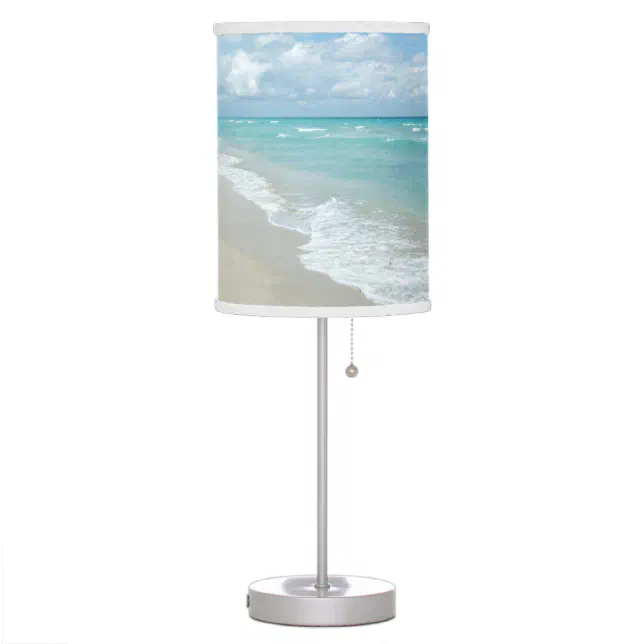 Extreme Relaxation Beach View Ocean Table Lamp | Zazzle