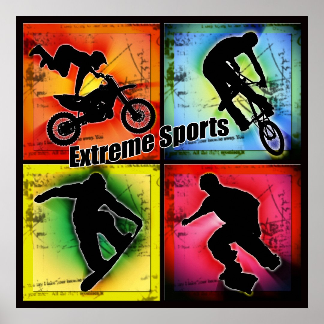 Extreme Sports Poster | Zazzle