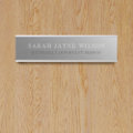 Extremely Important Silver Office Door Sign | Zazzle