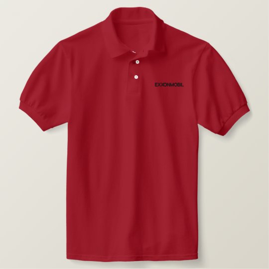 EXXONMOBIL EMBROIDERED POLO SHIRT | Zazzle.com