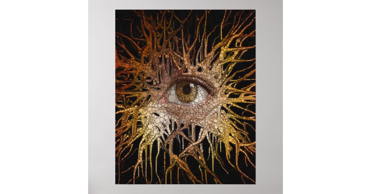 Eye Abstract Art Poster | Zazzle