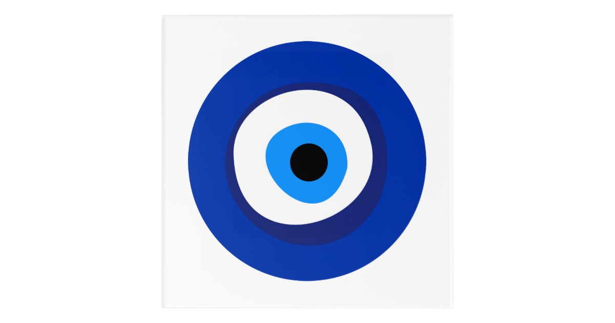 eye ancient symbol antiquity talisman superst acrylic print | Zazzle