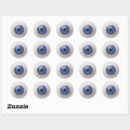 EYE BALL CLASSIC ROUND STICKER | Zazzle
