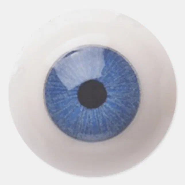 EYE BALL CLASSIC ROUND STICKER | Zazzle
