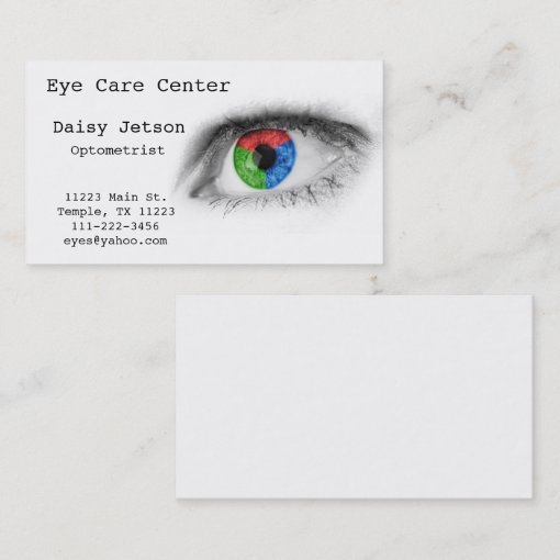 Eye Business Card | Zazzle
