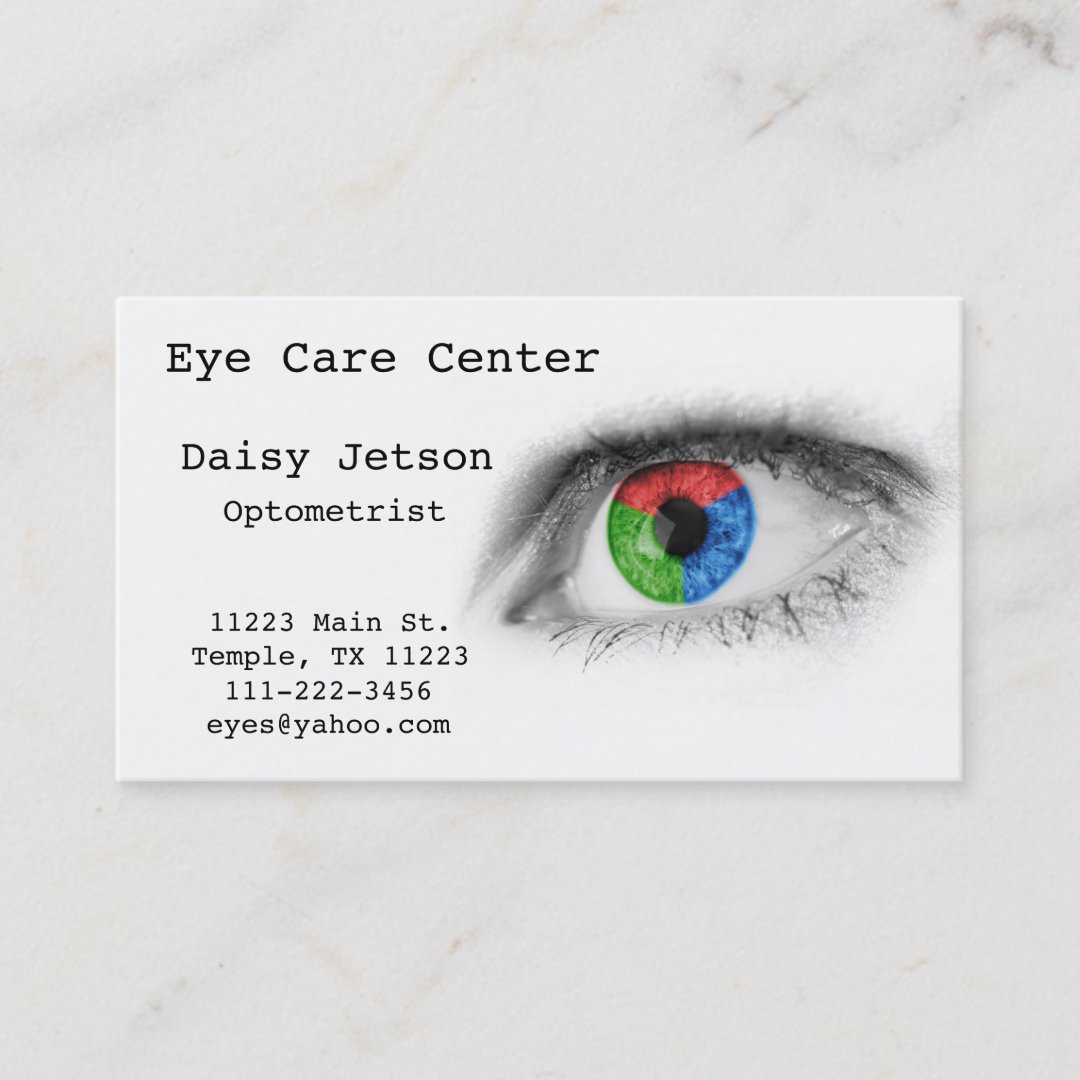Eye Business Card | Zazzle