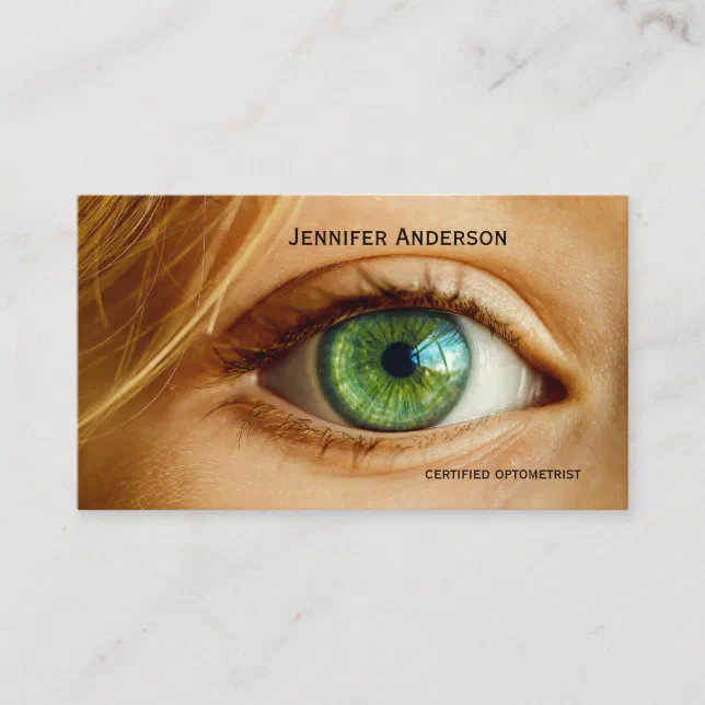 Eye Care Appointment Business Card | Zazzle