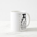 Eye Chart Coffee Mug | Zazzle