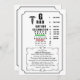 Eye Chart Graduation Invitation | Zazzle