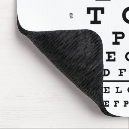Eye Chart Mouse Pad | Zazzle