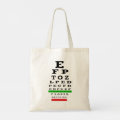 Eye Chart Tote Bag | Zazzle
