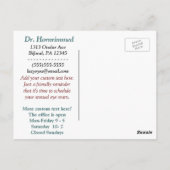 Eye doctor annual exam reminder post card | Zazzle