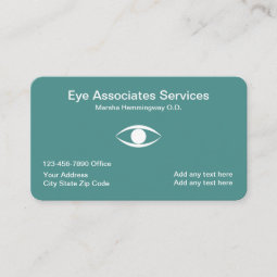 Eye Doctor Business Cards | Zazzle