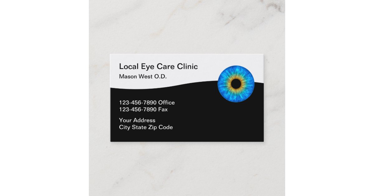 Eye Doctor Ophthalmologist Appointment Business Card | Zazzle.com