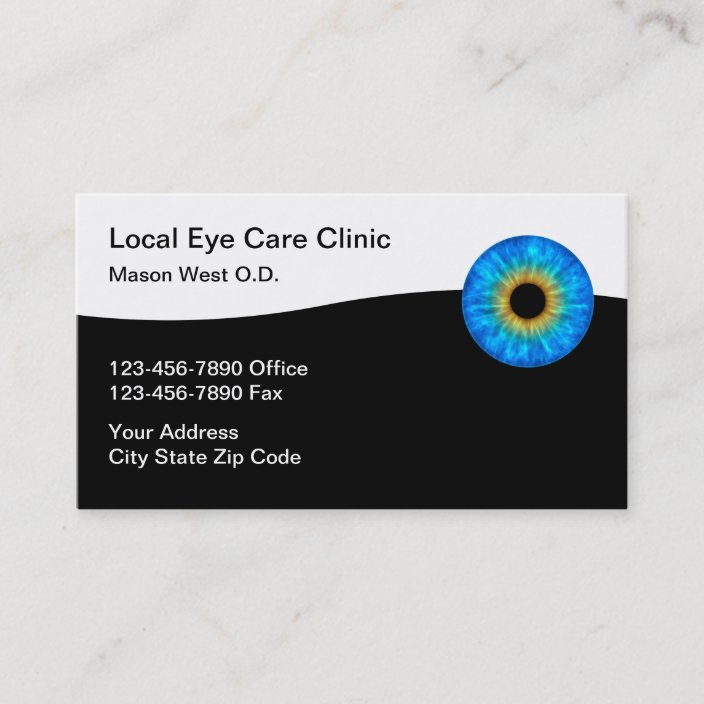 Eye Doctor Ophthalmologist Appointment Business Card | Zazzle.com
