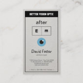 Eye Doctor Ophthalmology Optometry Ophthalmologist Business Card | Zazzle