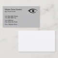 Eye Doctor Vision Care Business Card | Zazzle