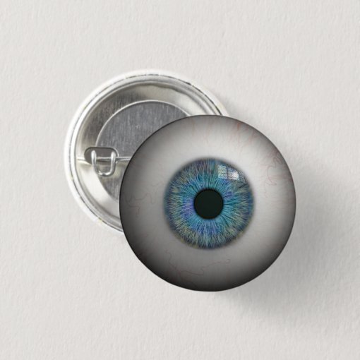 Eye Eyeball button | Zazzle