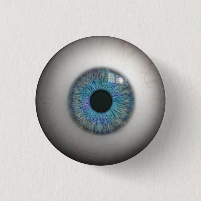 Eye Eyeball button | Zazzle