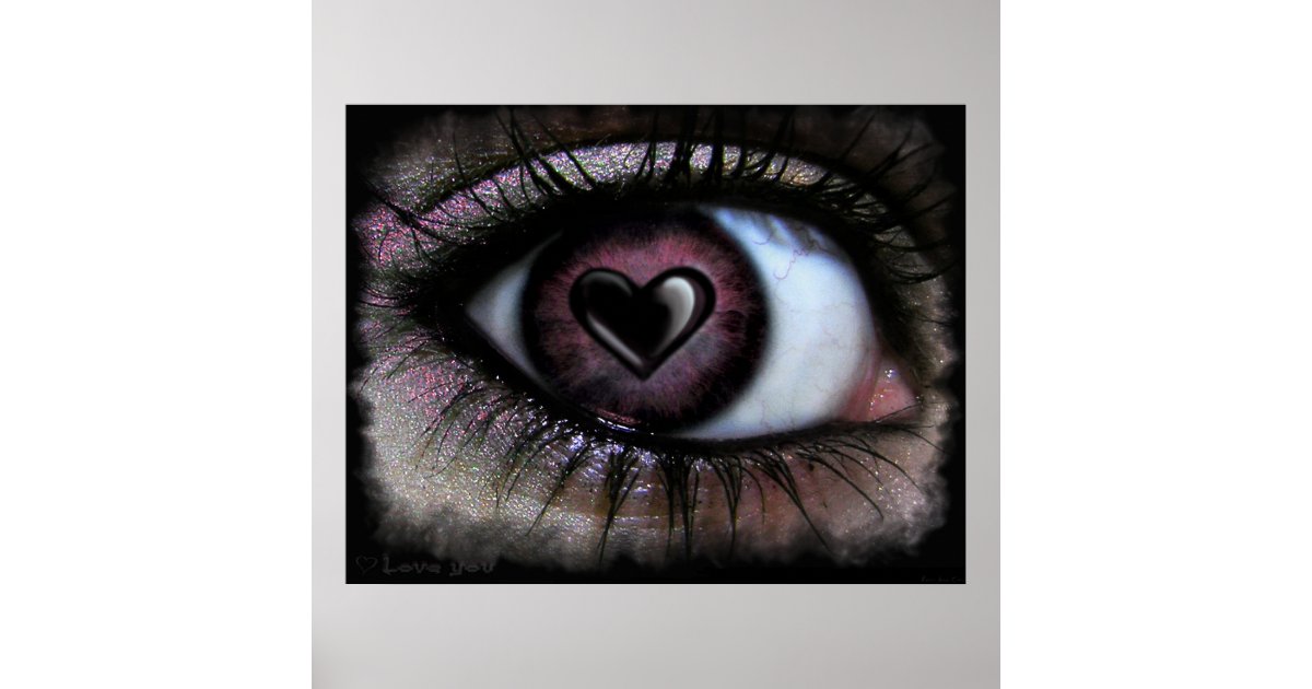 Eye Heart U Poster | Zazzle