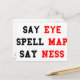 Eye Map Ness Postcard | Zazzle