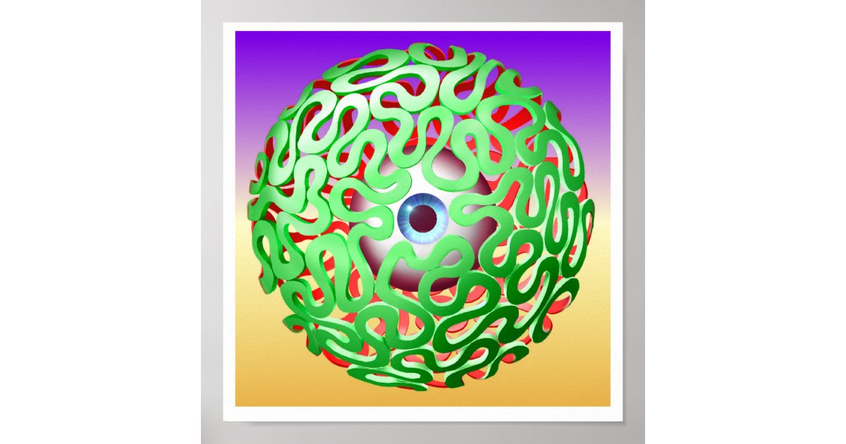 eye-maze poster | Zazzle
