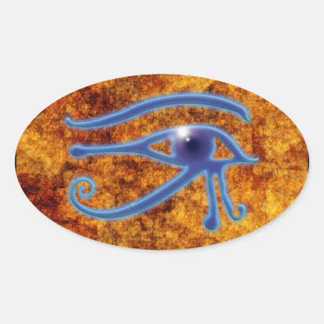 EYE OF HORUS Wadjet Egyptian Art Stickers | Zazzle
