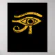 Eye of Ra Re Egyptian Hieroglyphics Egypt Pyramid Poster | Zazzle