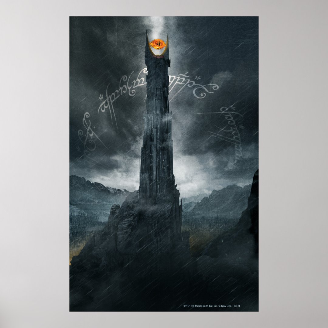 Eye of Sauron Composition Poster | Zazzle