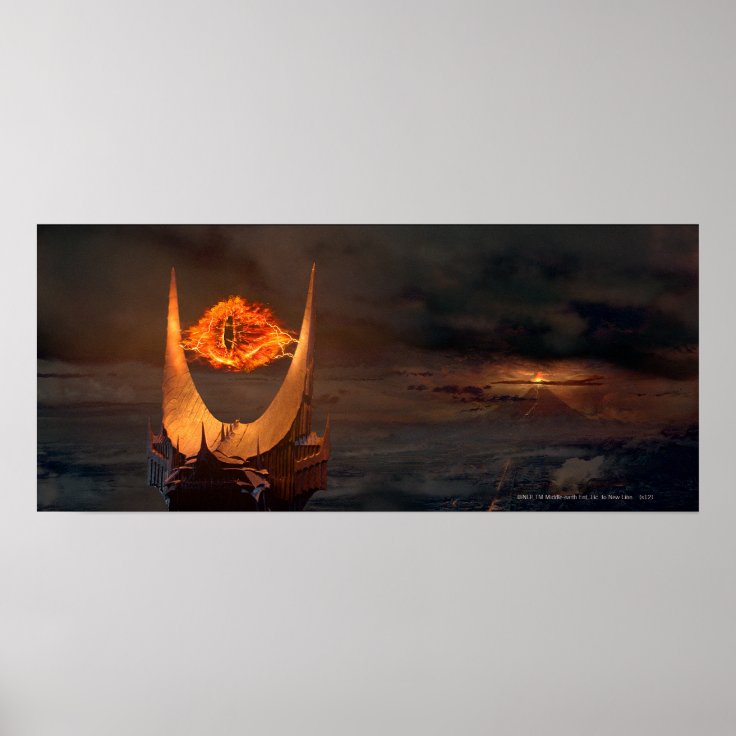 Eye of Sauron tower Poster | Zazzle