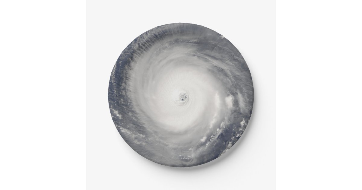 Eye of the Hurricane Paper Plates | Zazzle