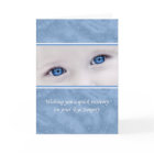 Eye Surgery Recovery, Get Well Soon, Big Blue Eyes Card | Zazzle