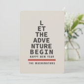 EYE TEST NEW YEAR CARD | Zazzle