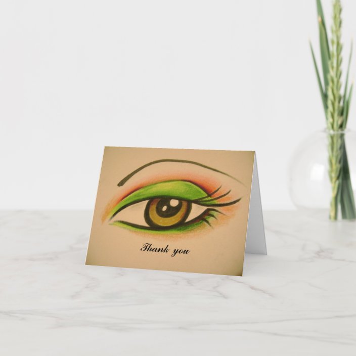 Eye Thank you Thank You Card | Zazzle.com