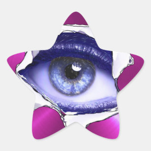 Scary Eye Stickers | Zazzle