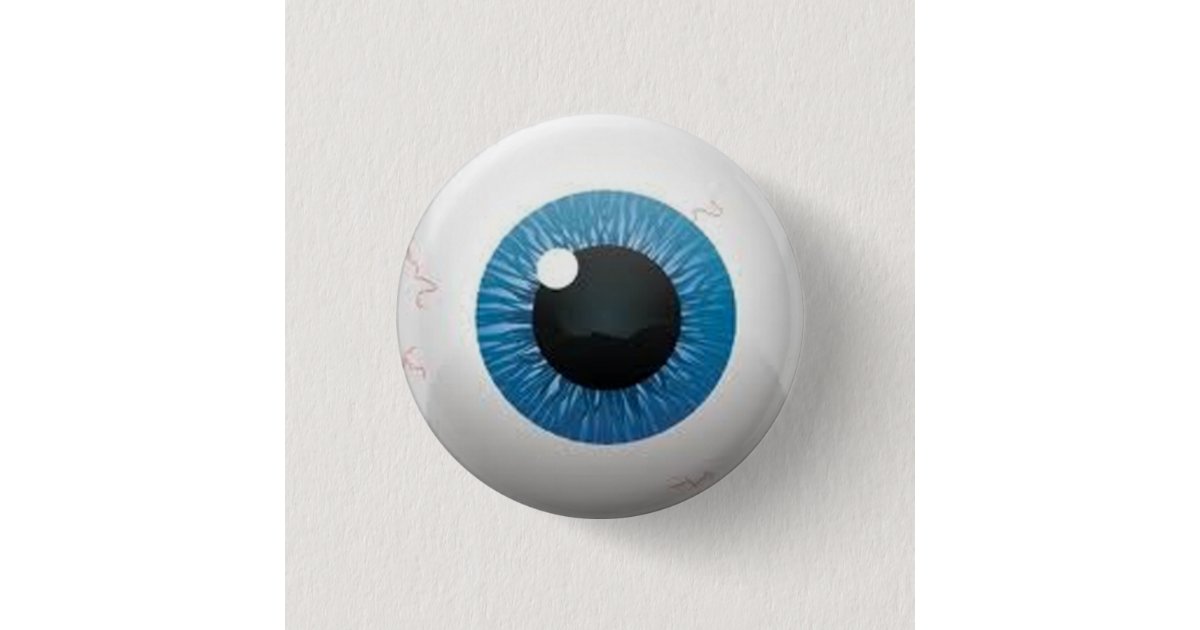 Eyeball button | Zazzle