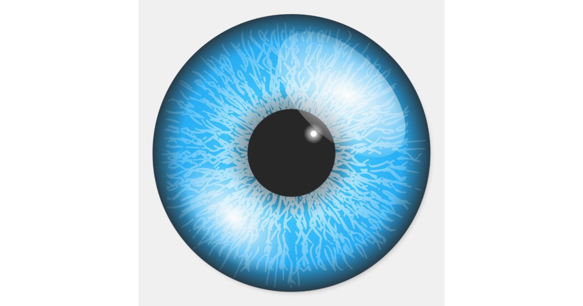 EYEBALL CLASSIC ROUND STICKER | Zazzle