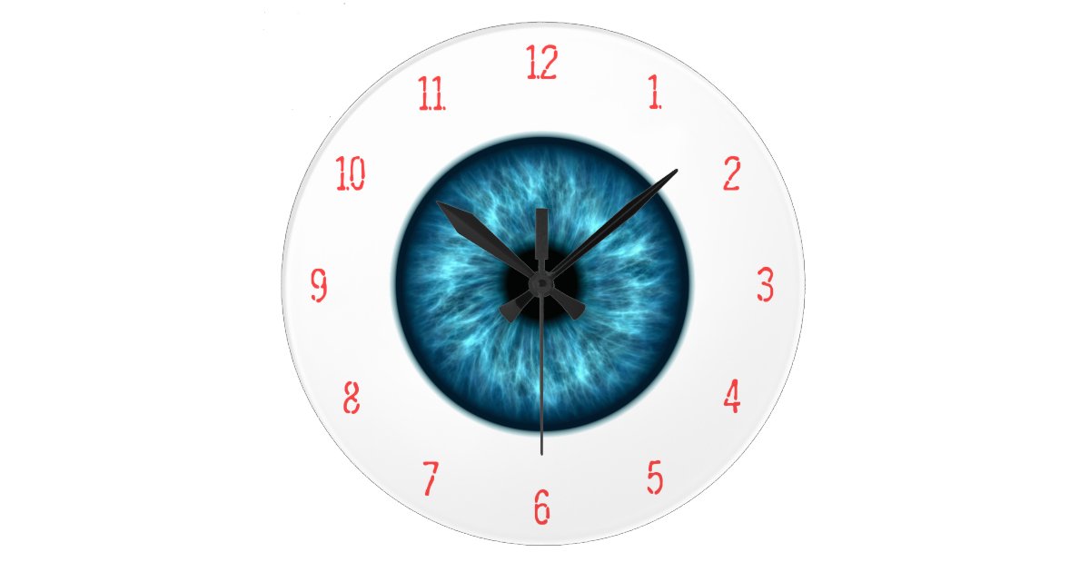 EYEBALL CLOCK | Zazzle.com