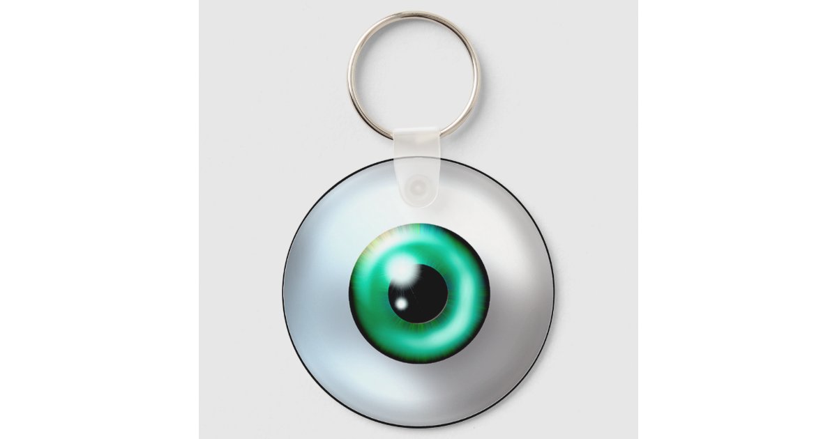 Eyeball Keychain | Zazzle