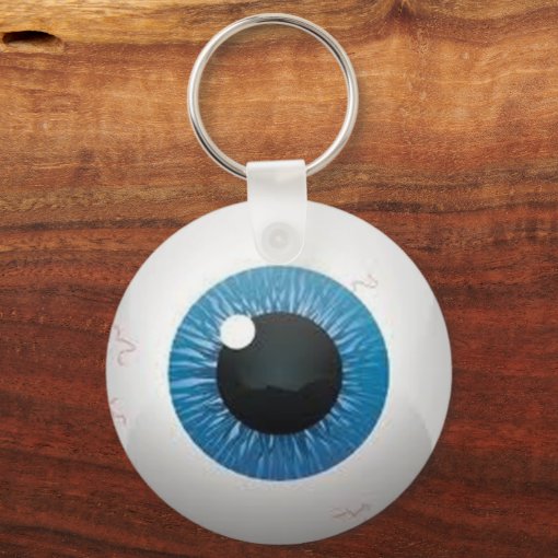 Eyeball keychain | Zazzle