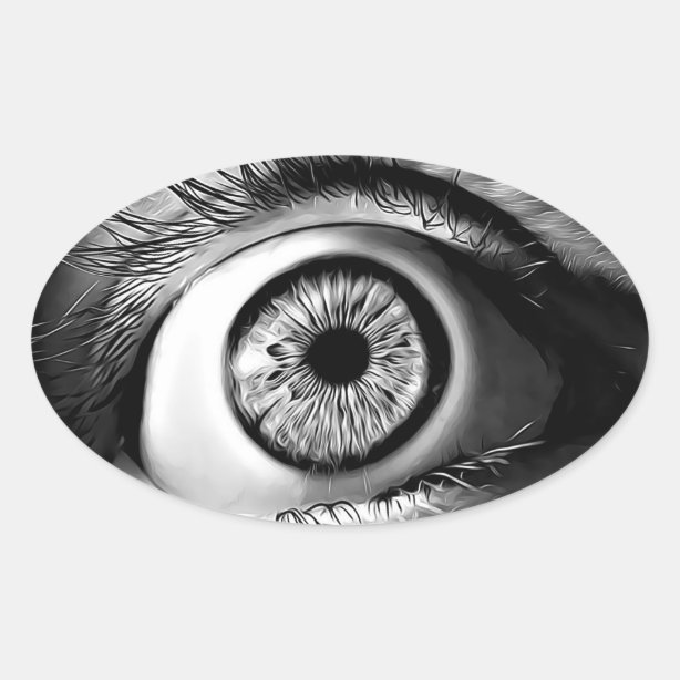 Scary Eye Stickers | Zazzle