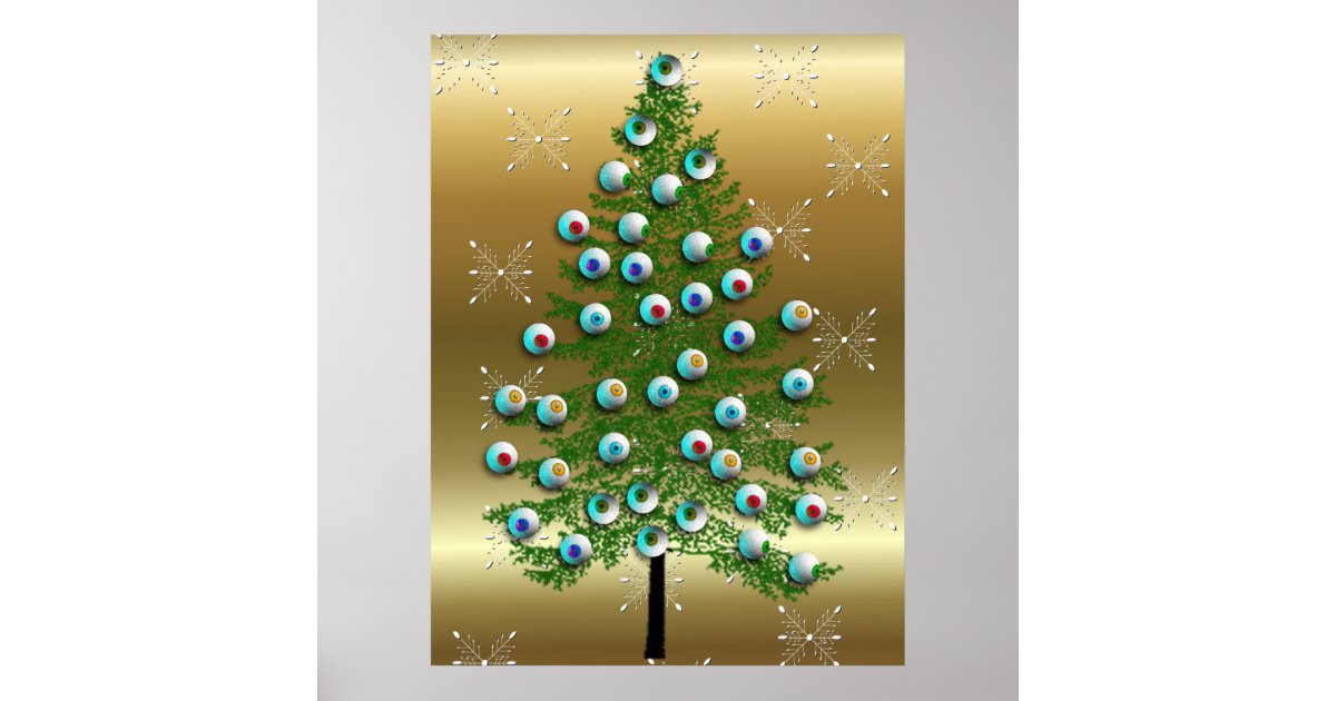 Eyeball Tree Poster | Zazzle
