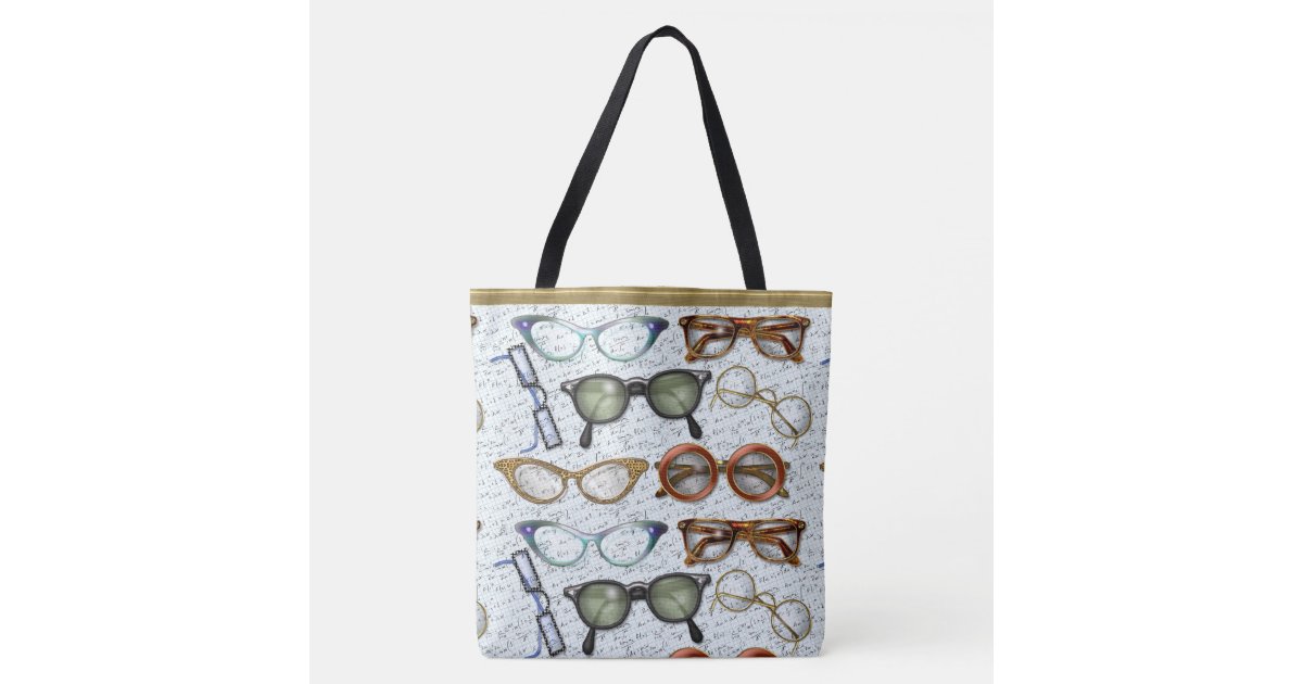 Eyeglass Fashion Pattern Tote Bag | Zazzle
