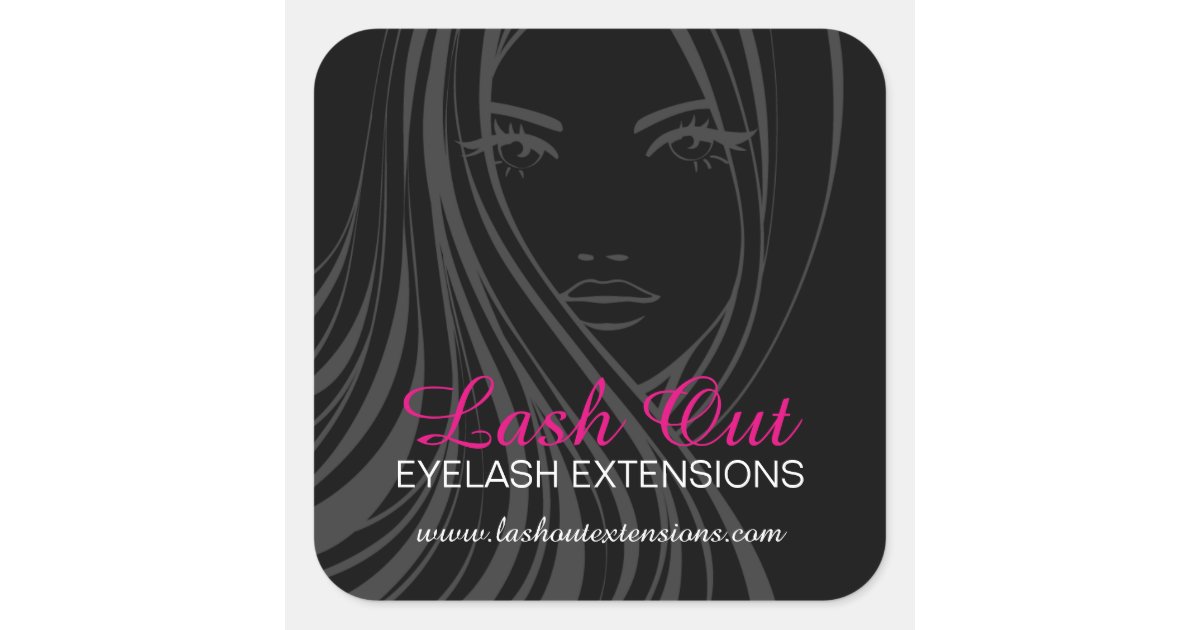Eyelash Extensions Stickers | Zazzle